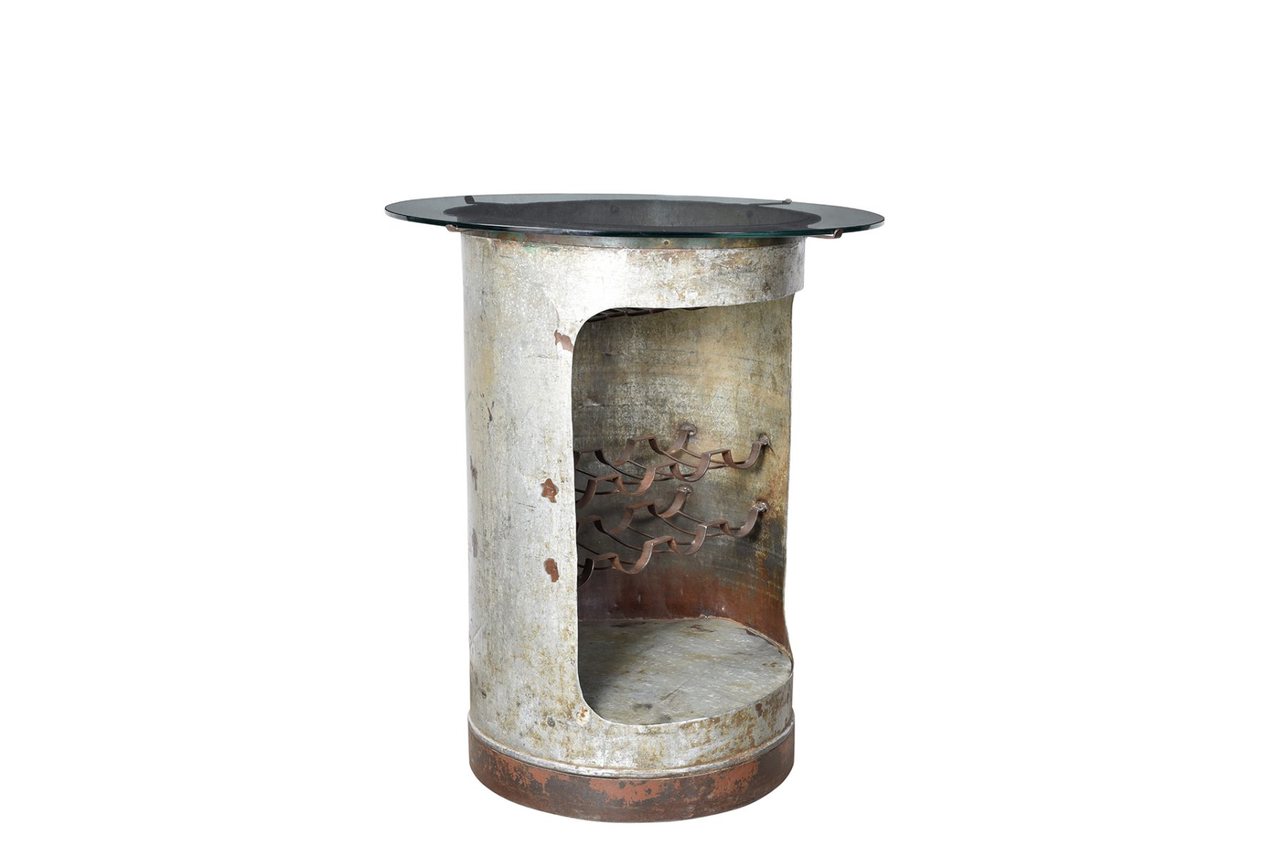Azimuth - BAR TONNEAU METAL PLATEAU VERRE